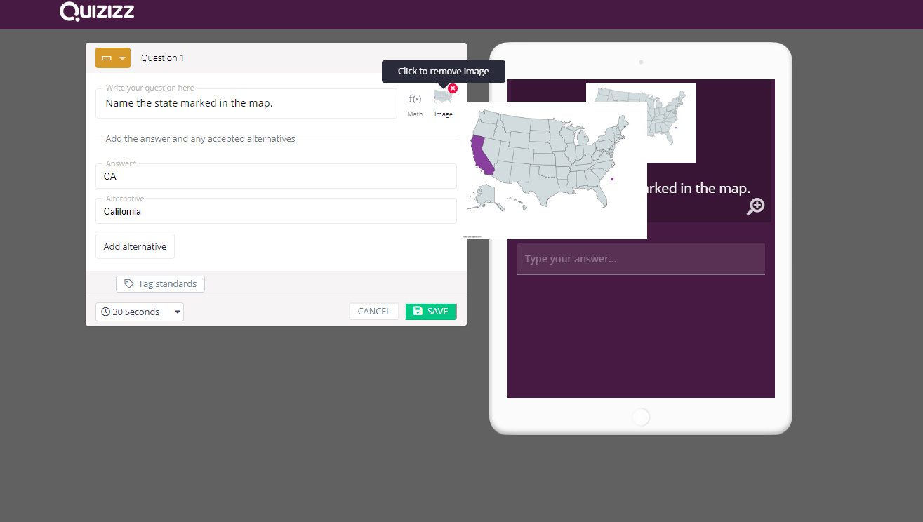 Adding images or audio to quizzes – Quizizz for Work